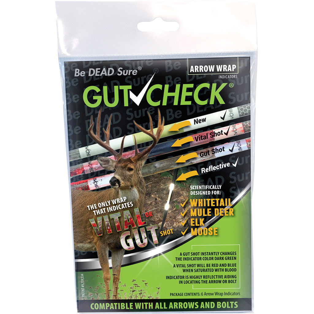 Gut Check Arrow Wrap Indicator Whitetail, Mule Deer, Elk and Moose ...