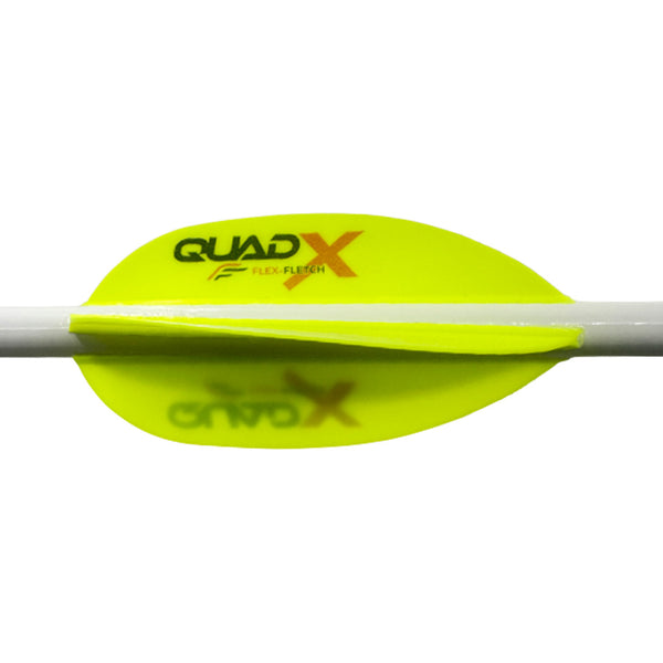 Flex Fletch Quad X Vanes Flo Yellow 50 pk. – Archery Warehouse