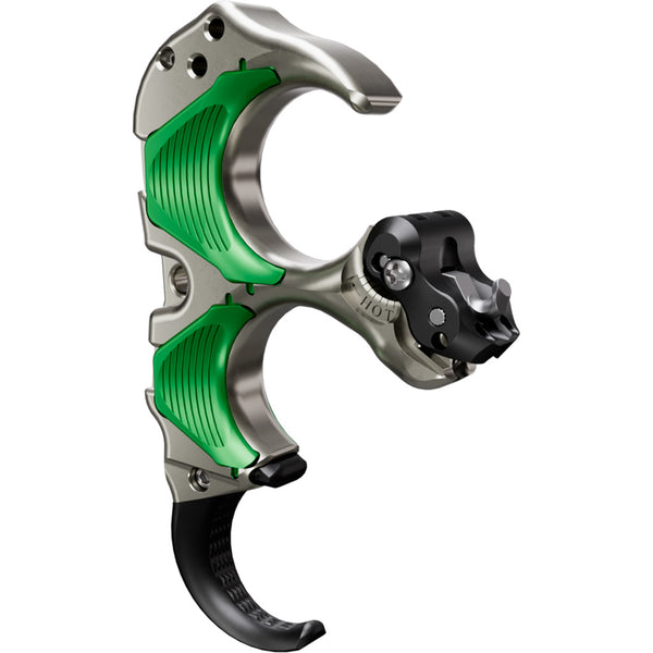 Tru Ball Aileron HBC Flex Release Green/Quick Silver Brass 3 Finger Me ...