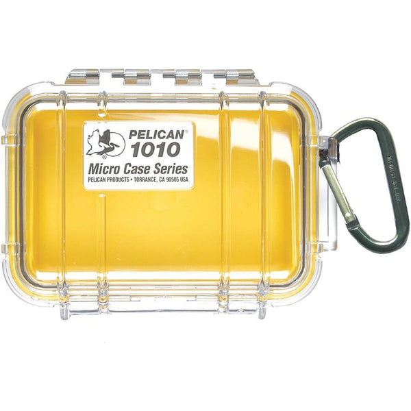 Pelican Waterproof 1010 Micro Case Yellow/Clear – Archery Warehouse