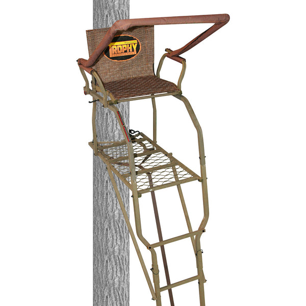 Trophy Treestands Strike Eagle Ladderstand Single Person 18 ft ...