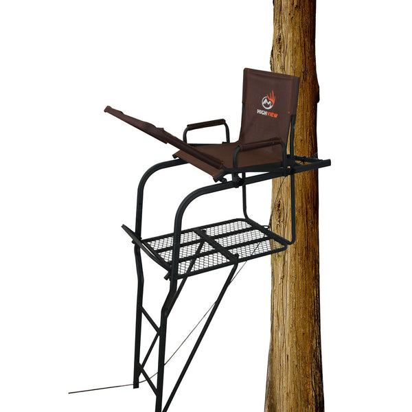 Trophy Treestands Maxgrip Elite Ladderstand Single Person 18.5 ft ...