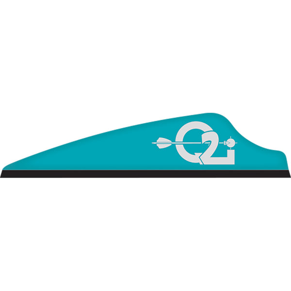 Q2i Fusion X-ii Vanes Teal 2.1 In. 100 Pk. – Archery Warehouse