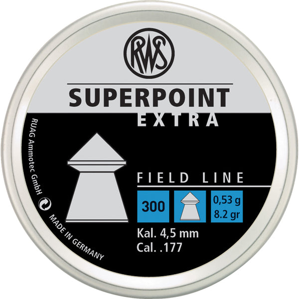 Rws Superpoint Extra Field Line .177 Pellet 300 Ct. – Archery Warehouse