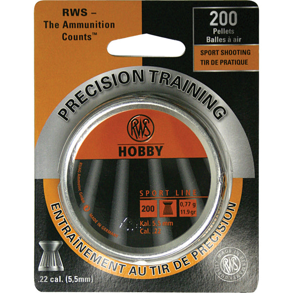 Rws Hobby Sport Line .22 Pellets 200 Ct. – Archery Warehouse