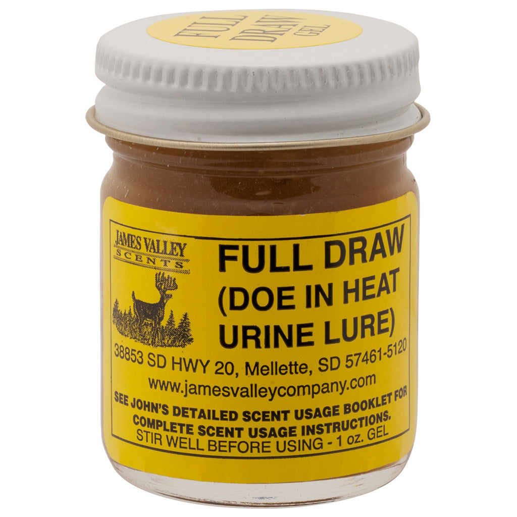 James Valley Gel Scents Full Draw Lure 1 Oz. – Archery Warehouse