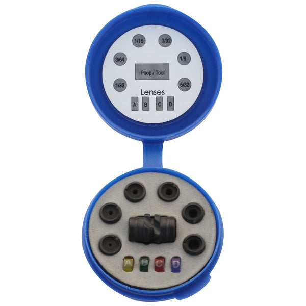 Hamskea Insight Peep Kit Deluxe Standard 6 Aperture 4 Clarifier Peep ...